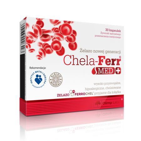 OLIMP CHELA FERR MED+ IRON 30CAPS | SUPPLEMENTS \ VITAMINS AND MINERALS ...
