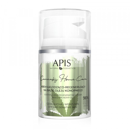 Apis Soothing and Regenerating Cream Based on Hemp Oil 50ml | COSMETICS ...