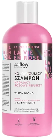 So!Flow Coloring Shampoo with Pink Reflections for Blonde Hair 300ml ...