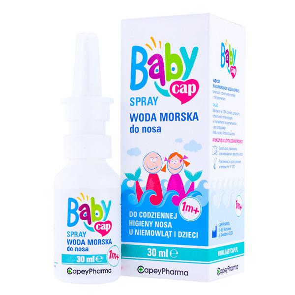 Baby Cap Spray Woda Morska Do Nosa 1msc 30 ml | SUPPLEMENTS \ BABY \ NOSE CARE
