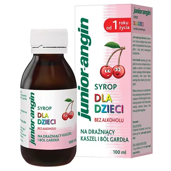 Junior-angin Syrup For Children For Irritating Cough And Sore Throat ...