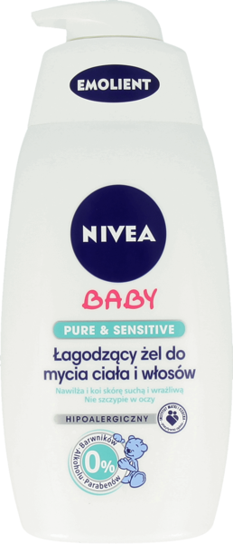 Nivea Baby Pure Sensitive Soothing Gel for Body and Hair Cleansing 500ml | COSMETICS \ CHILDREN ...