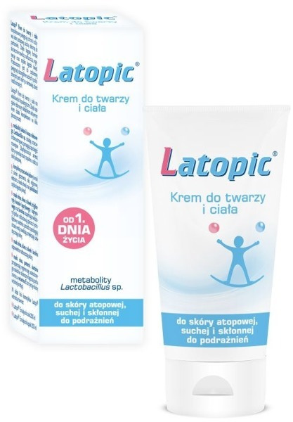 Latopic Facial and Body Cream for Atopic Irritated Skin 75ml ...