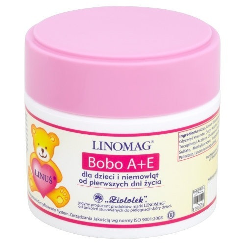 Linomag Bobo A + E Cream For Children Moisturizes Nourishes Smoothes ...