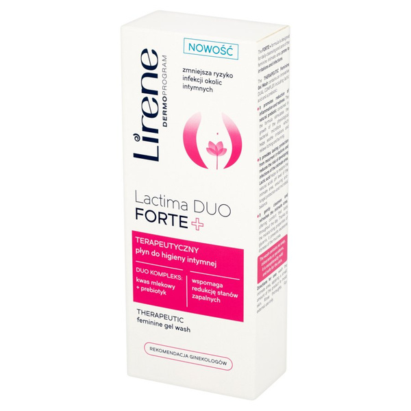 Lirene Lactima Duo Forte Płyn do Higieny Intymnej 300ml | KOSMETYKI ...