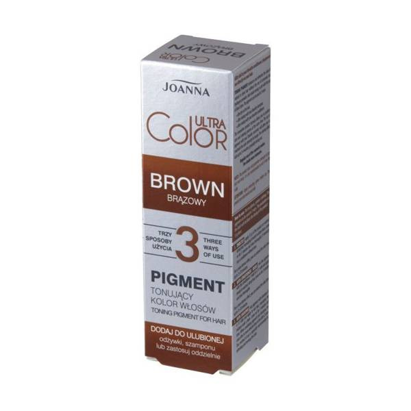 Joanna Ultra Color 3 Brązowy Pigment Tonujący Kolor Włosów Naturalnych ...