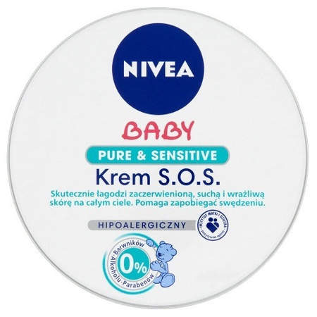 Nivea Baby Pure Sensitive Krem SOS 150ml | KOSMETYKI \ DZIECKO \ PIELĘGNACJA Polskie Kosmetyki i ...
